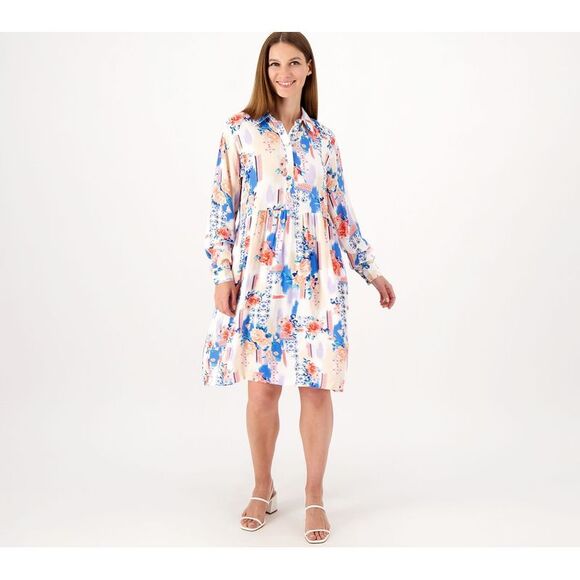Tolani | Dresses | Tolani Collection Womens Plus Sz Dress X Long Sleeve ...